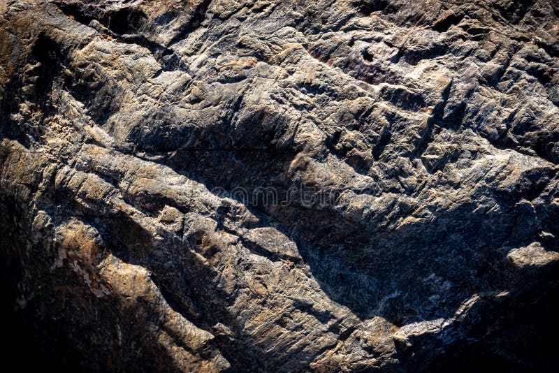 Stone Background. Grey Solid Rocky Surface. Natural Uneven Dark ...