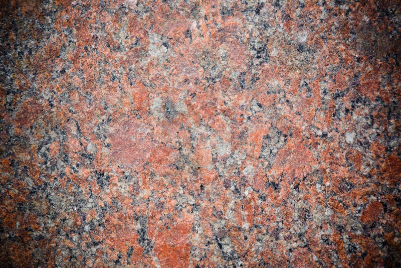 Stone Background of Mottled Red Granite Igneous Rock Stock Photo ...
