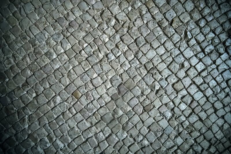 Stone Background. Path Consists of a Stone Mosaic. the Texture of the ...