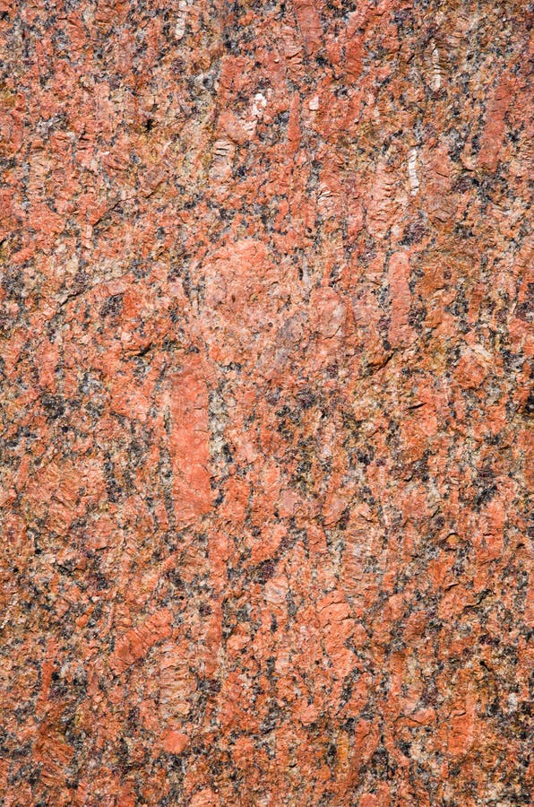 Stone Background of Rough Red Granite Igneous Rock Stock Image - Image ...