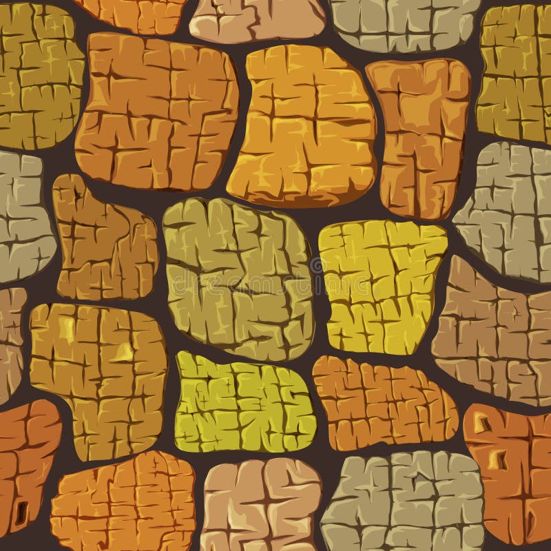 Stone Background. Seamless Texture. Stock Vector - Illustration of ...