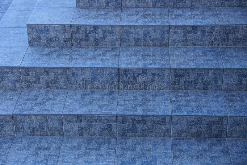 Stone Texture of Paving Gray Tiles on the Steps Stock Image - Image of ...