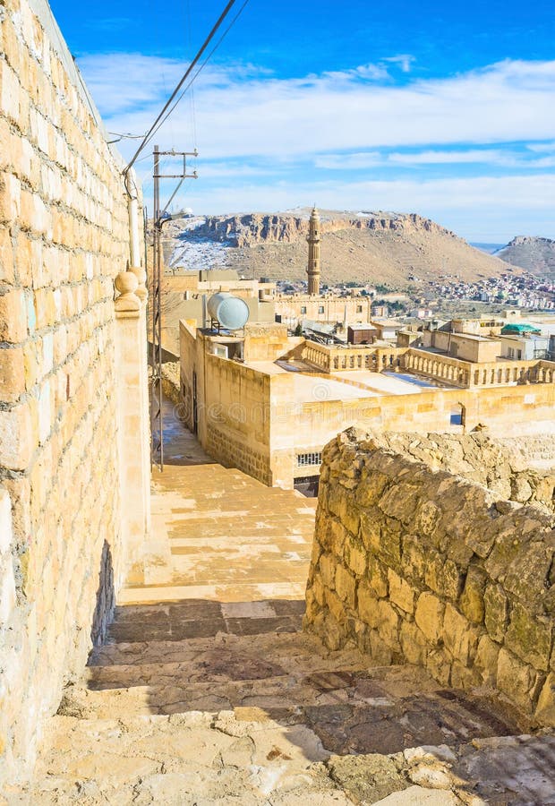 The stone backstreet editorial stock photo. Image of mountain - 52748113