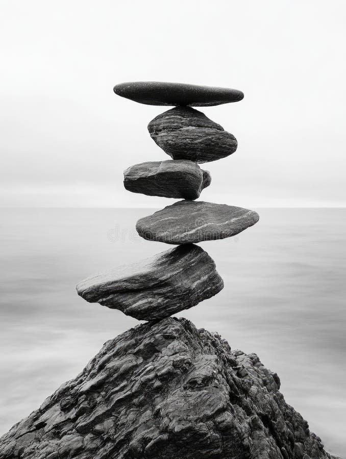 Stone Balance Stack stock photo. Image of nature, peaceful - 364299066