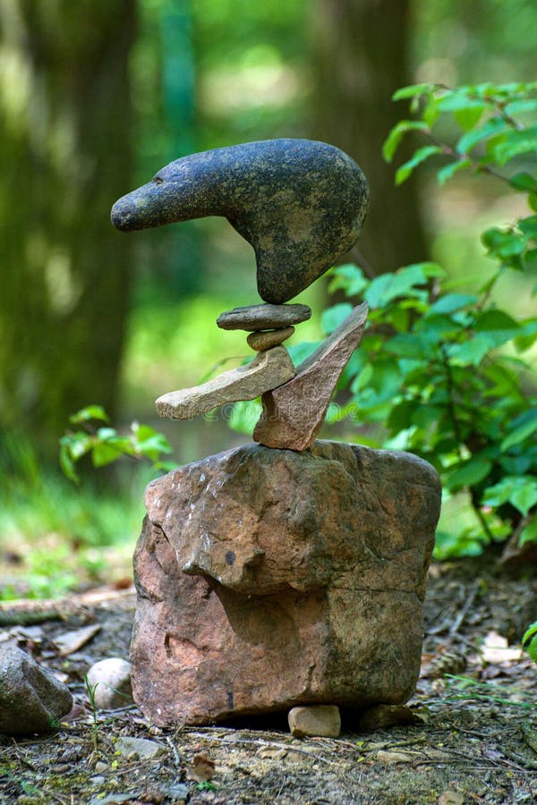 Stone balancing stock photo. Image of landart, strength - 115647826