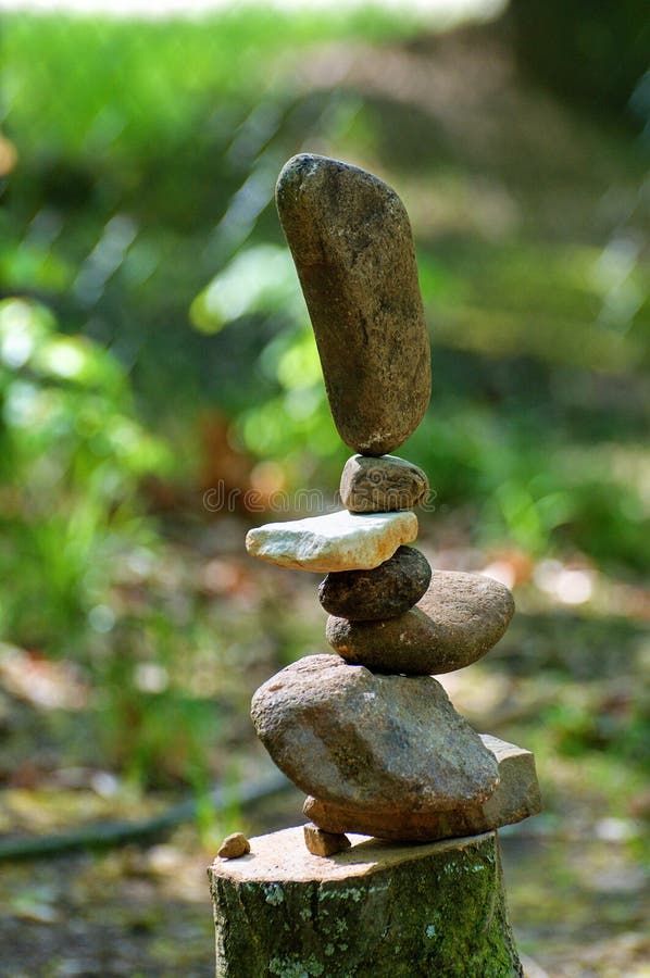 Stone balancing stock image. Image of stones, landart - 115648051