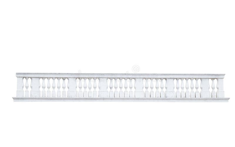 Stone Balcony Railing Isolated Stock Photo - Image of palace ...