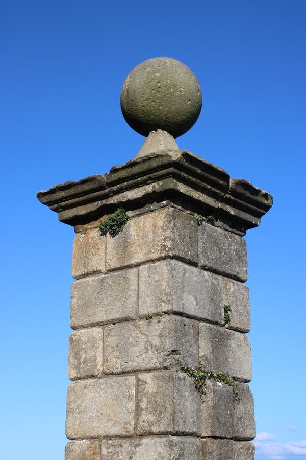 Square Pillar Columns stock photo. Image of gray, landmark - 24026892