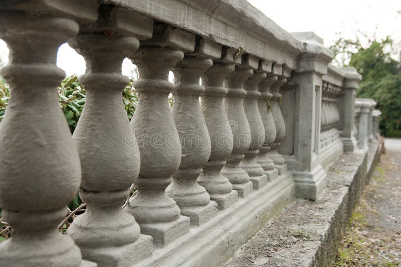 Stone balustrade stock image. Image of baluster, culture - 87126909
