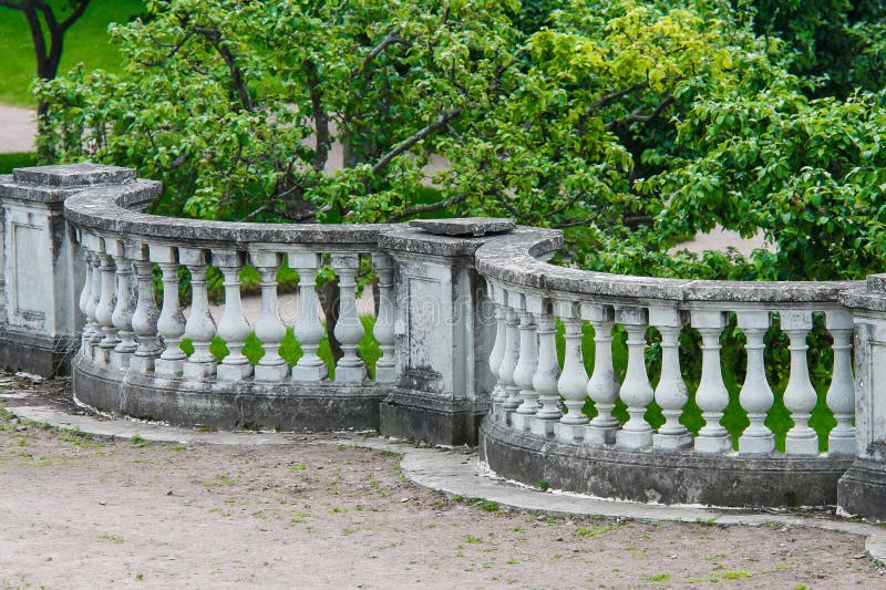 Stone balustrade fence stock image. Image of roman, pillar - 38136179