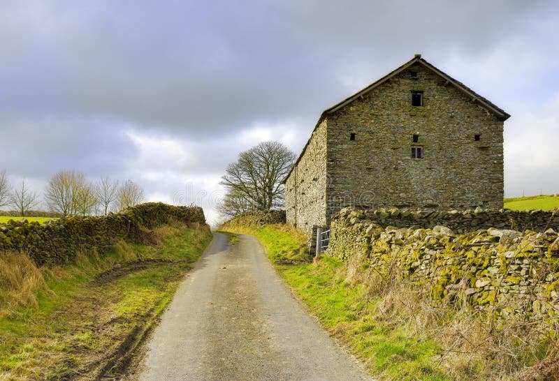Old Stone Barn stock photo. Image of facade, england - 22826582