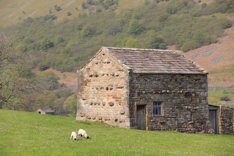 Yorkshire Stone Building Against Stormy Sky Stock Photo - Image of dark ...