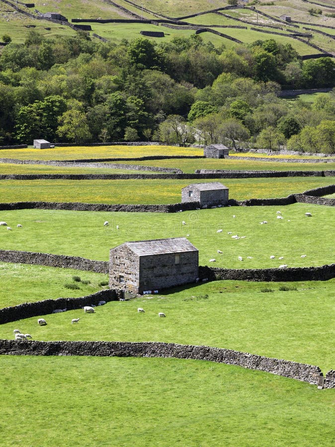 Old stone barns stock image. Image of stone, ages, fort - 31313741