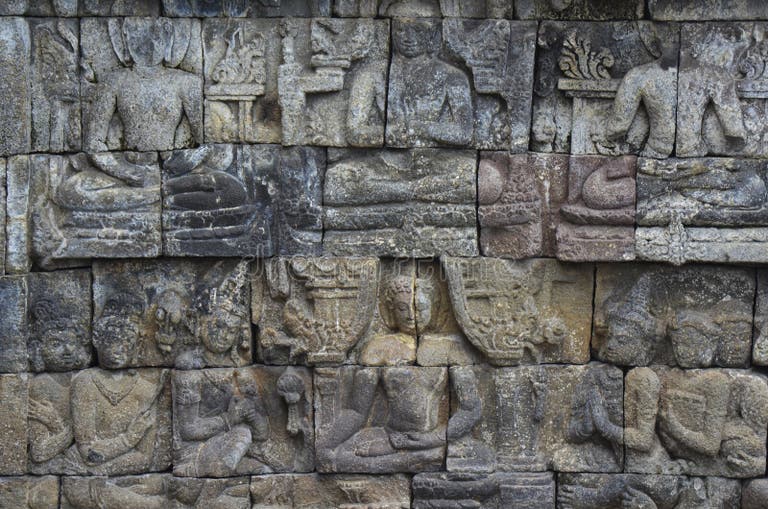 Stone Bas-relief Background Stock Photo - Image of jungle, classical ...