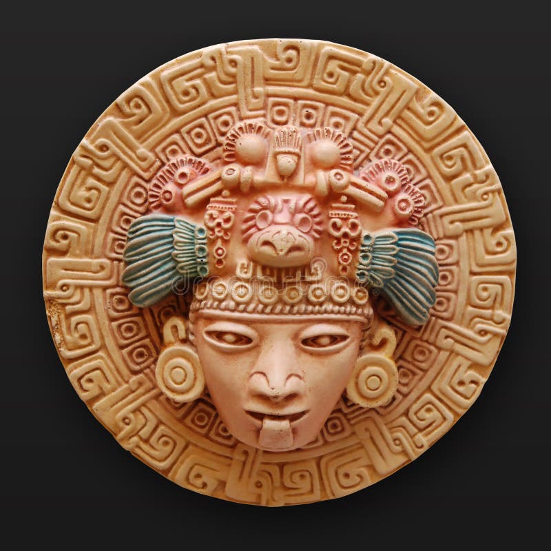 Stone Bas-relief Frieze Sun Gate Stock Image - Image of inca ...