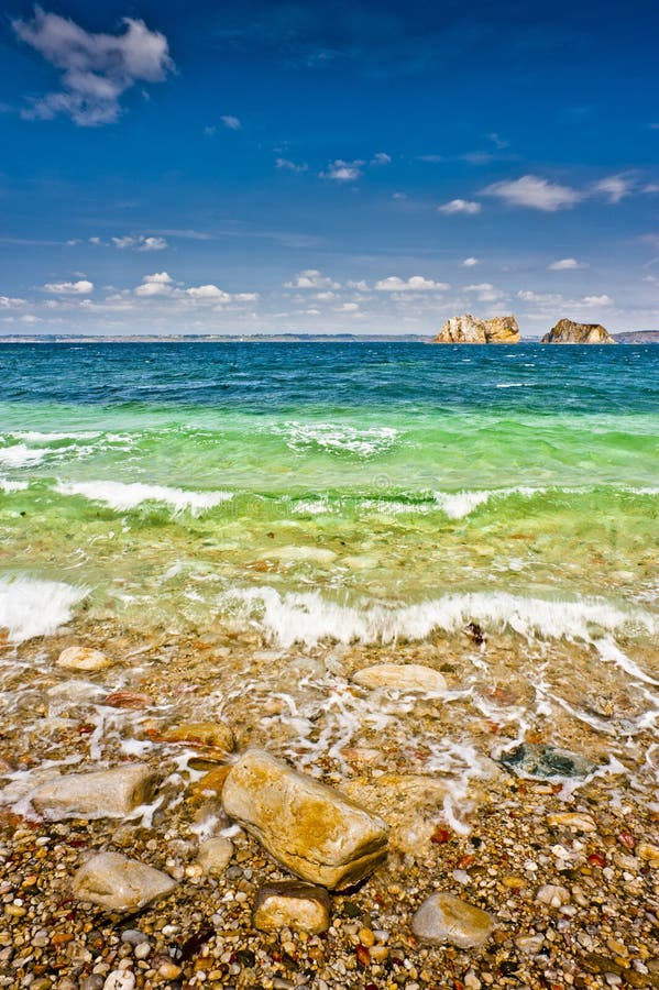 Stone beach stock image. Image of landscape, stone, nature - 19412333