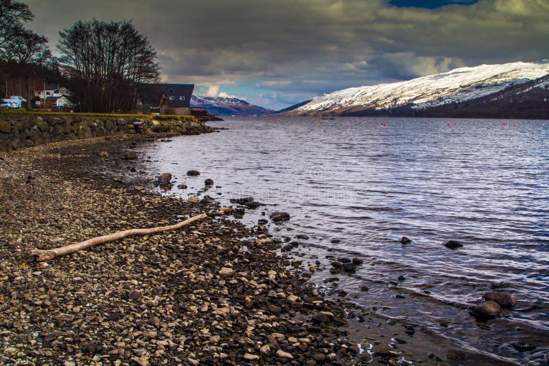 Stone Beach stock image. Image of panorama, scottish - 30502615