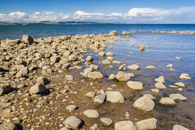 Stone beach in Scotland stock photo. Image of seaside - 26406418