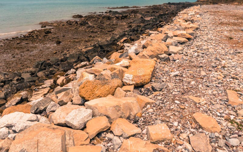 Stone beach stock photo. Image of landscape, vacation - 51790742