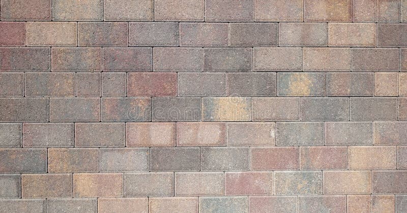 Beige and Red Paving Stone Flooring Background or Texture. Modern ...