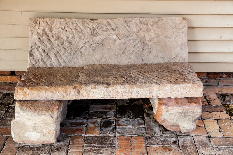 Stone bench stock image. Image of sculpture, decor, carved - 228525783