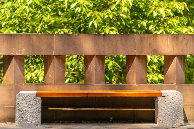 Stone benches in the park stock image. Image of stone - 121938203