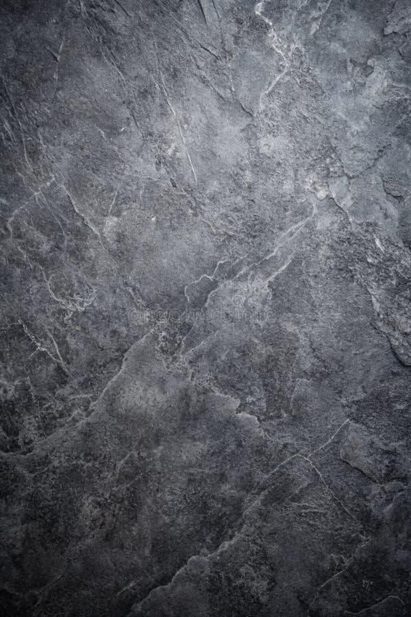 Stone Black Texture Background. Dark Cement, Concrete Grunge. Tile Gray ...