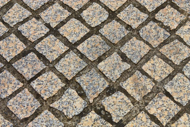 Stone Block Paving Background Stock Photo - Image of dark, material ...