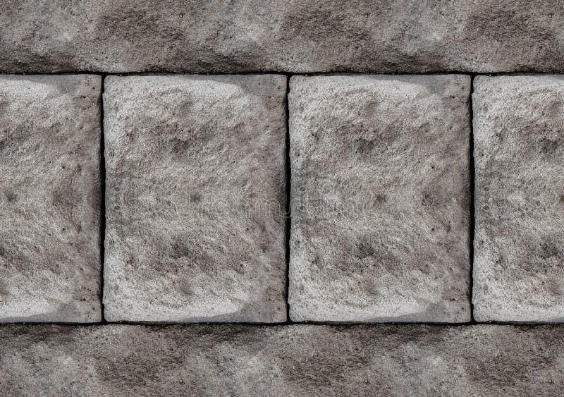Stone Block Row of Tiles Pattern Solid Stained Background. Rectangle ...