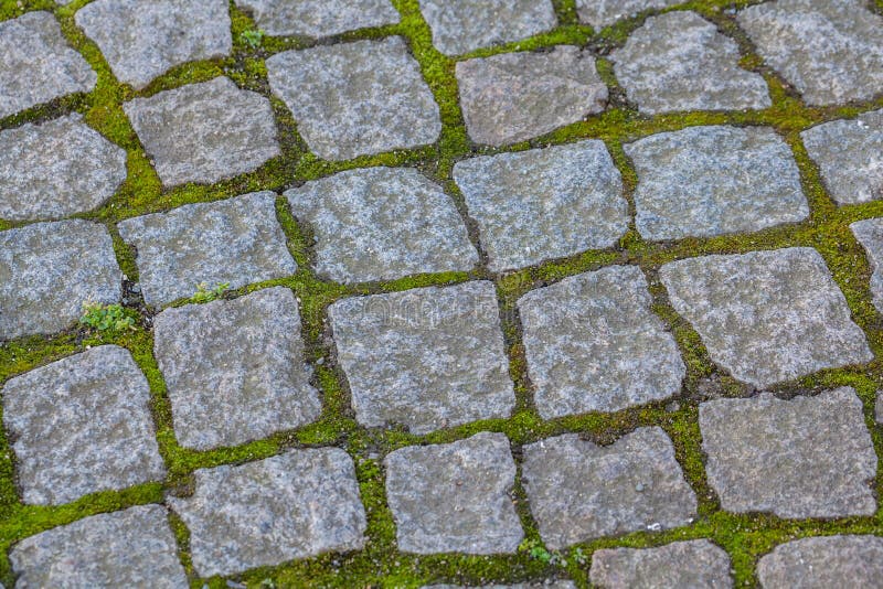 Stone Block Seamless Texture, the Road To Pedestrians Stock Image ...
