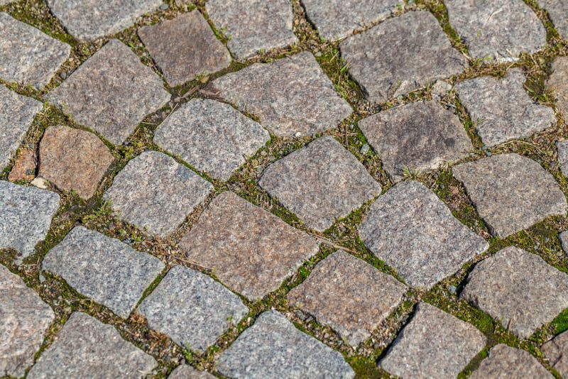 Stone Block Seamless Texture, the Road To Pedestrians Stock Image ...