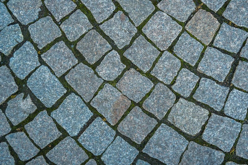 Stone Block Seamless Texture, the Road To Pedestrians Stock Image ...