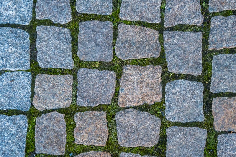 Stone Block Seamless Texture, the Road To Pedestrians Stock Image ...