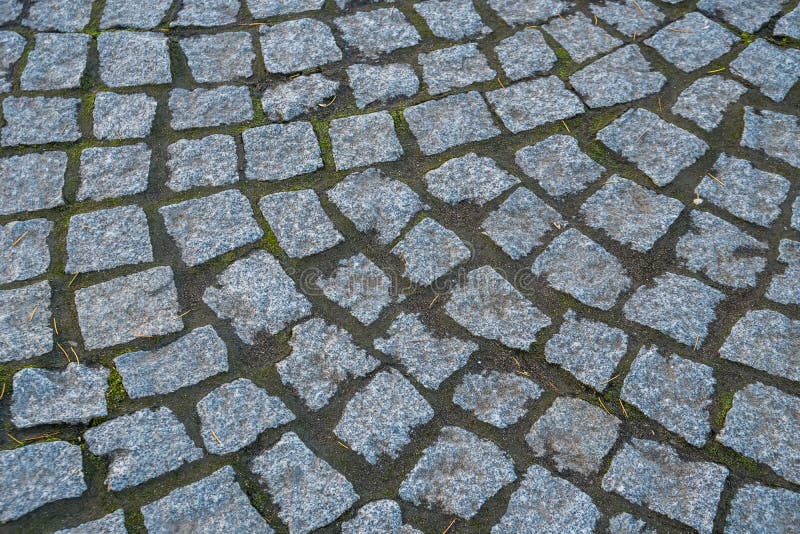 Stone Block Seamless Texture, the Road To Pedestrians Stock Image ...