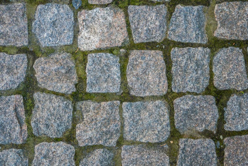 Stone Block Seamless Texture, the Road To Pedestrians Stock Image ...