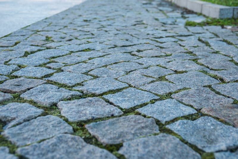 Stone Block Seamless Texture, The Road To Pedestrians Stock Image ...