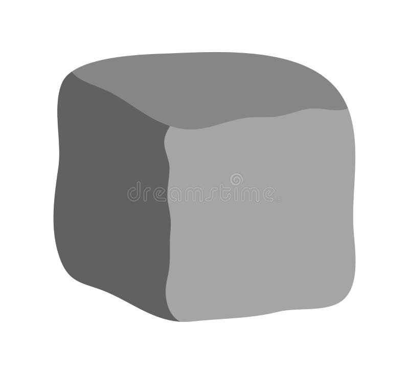 Rock, Stone Vector Symbol , Icon Design. Illustration on White ...