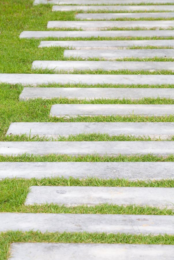 Stone block walk path stock photo. Image of green, light - 41381334