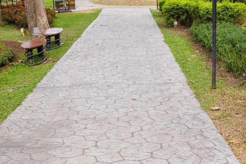 Stone block walk path stock photo. Image of pavement - 75340970