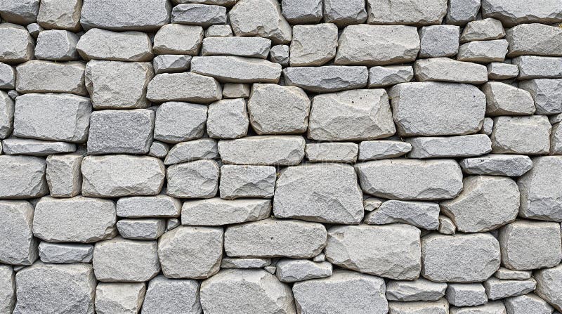 Stone Block Wall Texture with Natural Variations and Earthy Tones Stock Illustration ...