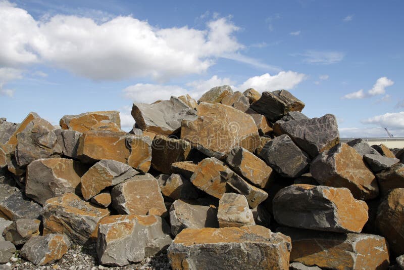 Stone Blocks for Construction Stock Image - Image of stacked, material ...