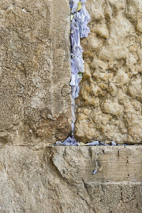 Stone Blocks of the Crying Wall Stock Photo - Image of pray, sabbath ...