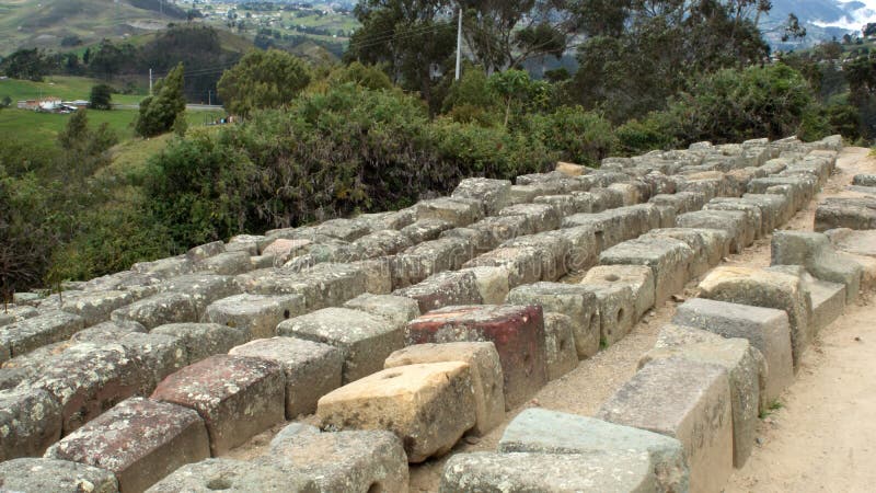 Stone blocks at Ingapirca stock photo. Image of inca - 180843218