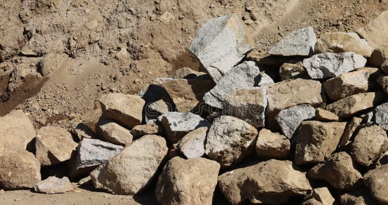 Stone Blocks for Road Construction in India. the Stone Blocks are ...