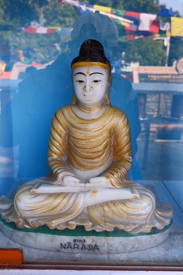 Stone Board of Foreign Script Displayed at the Sacred Bodhi Tree ...
