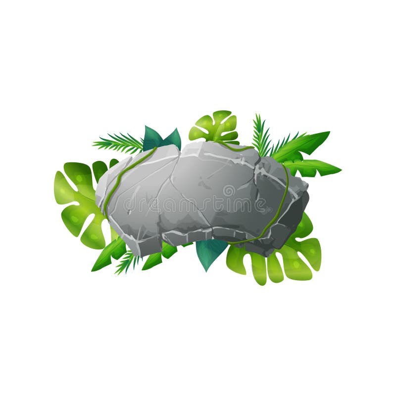 Stone Rock Icon, Cobblestone or Debris of the Mountain, One Huge Stone ...