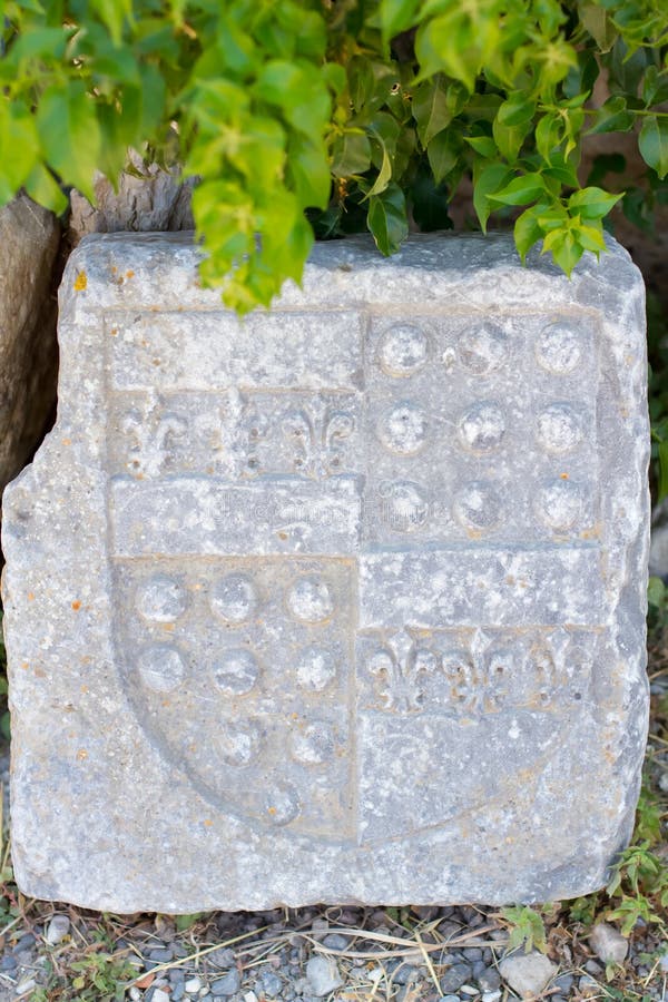 Stone Shield On The Main Facade Of The Hospital De Santiago, Ubeda ...