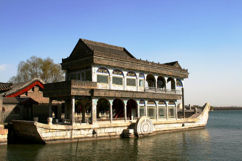 The stone boat stock photo. Image of beijing, building - 5321136