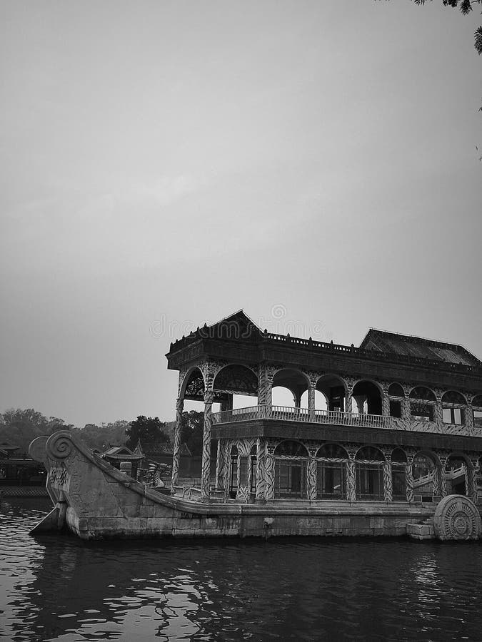 The stone boat editorial photo. Image of river, summer - 162503006