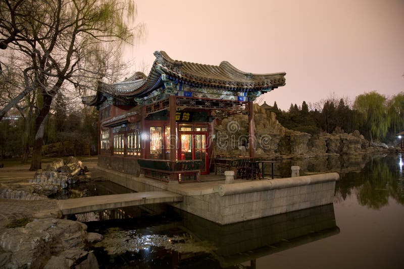 Stone Boat Temple of Sun Beijing China Stock Photo - Image of famous ...